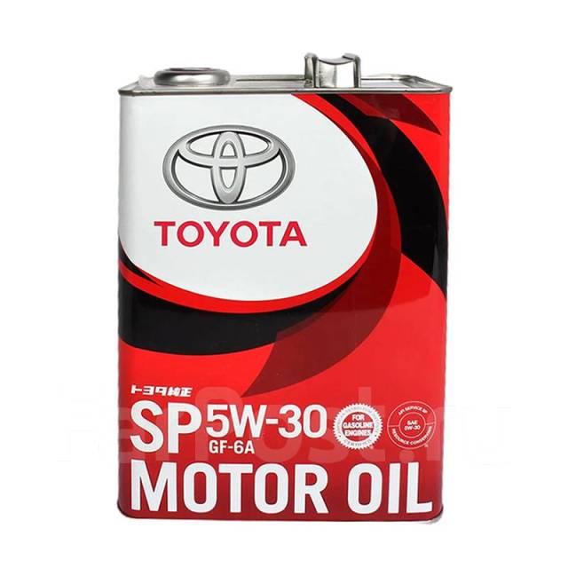 Моторное масло Toyota SP 5W-30 GF5A, синтетическое, 4,00 л. SP, 4 ...