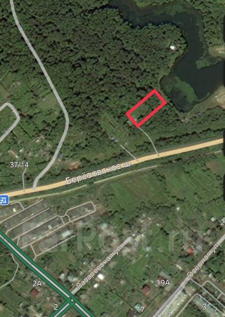 Участок у озера (от собственника), 1 100,0 кв. м. собственность, есть ...