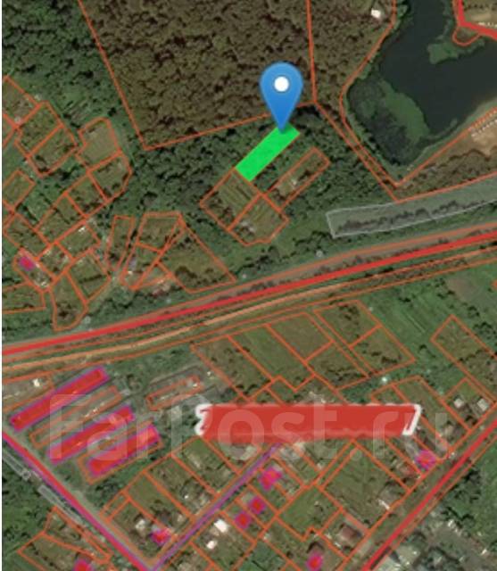 Участок у озера (от собственника), 1 100,0 кв. м. собственность, есть ...