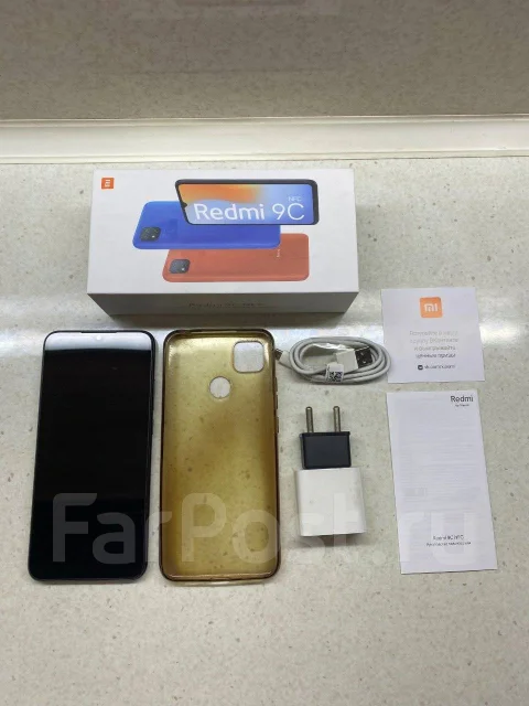Xiaomi Redmi 9C Midnight Gray 3GB RAM 64GB ROM, 64 гб, 6.53", моноблок ...