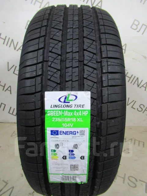 LingLong GREEN-Max 4x4 HP, HP 235/55 R18 104V, 18", 1 шт, 235 мм, 55 % ...