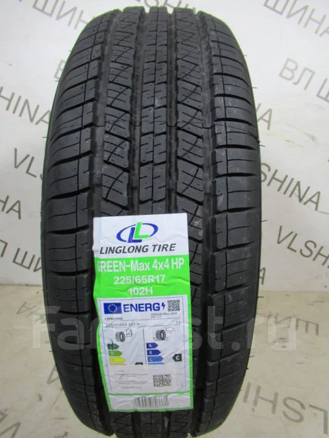 LingLong GREEN-Max 4x4 HP, HP 225/65 R17 102H, 17", 1 шт, 225 мм, 65 % ...