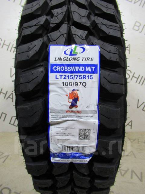 LingLong CrossWind M/T, LT 215/75 R15 100/97Q 6PR, 15", 1 шт, 215 мм ...