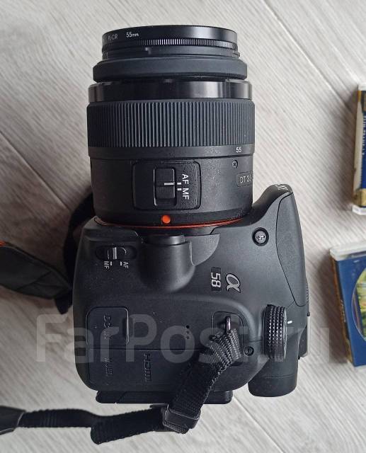 Фотоаппарат Sony Alpha SLT-A58, 20 и более, 14х и более, б/у, в наличии ...