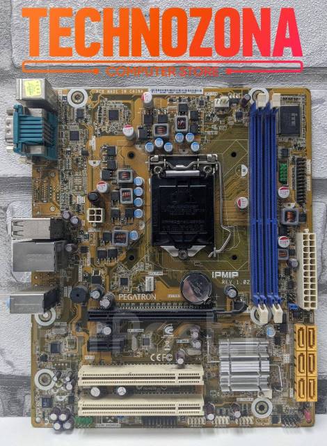 Материнская плата LGA1156 Pegatron Ipmip REV: 1.02 (без VGA), б/у, в наличии. Цена: 1 300₽ во ...