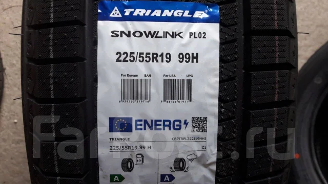 Triangle PL02, 225/55 R19, 19", 1 шт, 225 мм, 55 %, радиальный, зимние ...