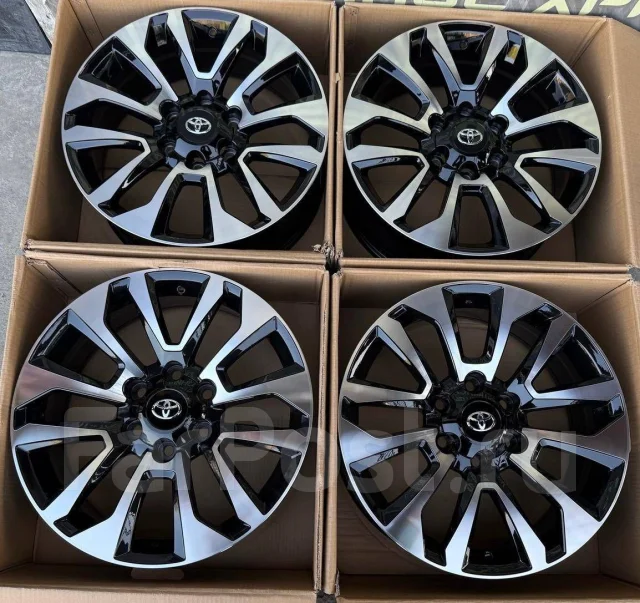 Новые литые диски R19 6x139.7 7.5J ET+25 Toyota #887, 19", 1 шт, 106,1 ...