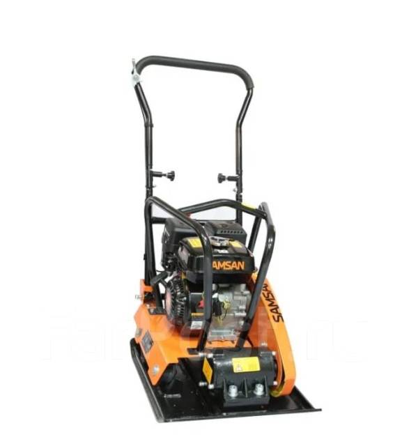 Виброплита Samsan PC 28 с двиг. Samsan SM200 с. /д. м. 76 кг (без бака ...