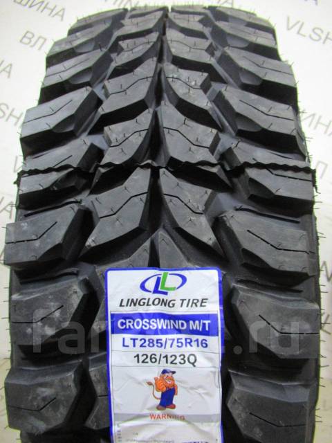 LingLong CrossWind M/T, LT 285/75 R16 126/123Q 10PR, 16", 1 шт, 285 мм ...