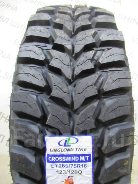 LingLong CrossWind M/T, 265/75 R16 123/120Q 10PR, 16", 1 шт, 265 мм, 75 ...