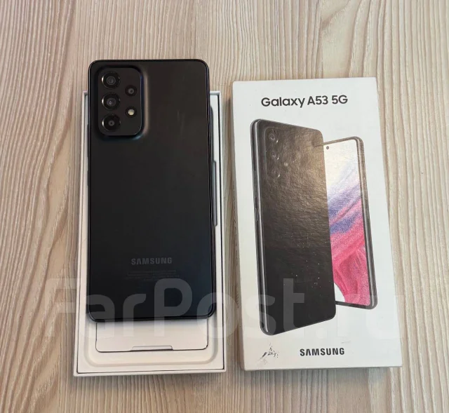 Samsung Galaxy A53 5G 128Gb, 6.50", моноблок, черный, 3G, 4G LTE, 5G ...