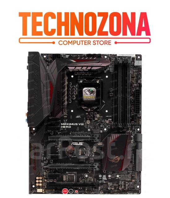 Материнская плата LGA1151 ASUS Z170 Maximus VIII HERO, б/у, в наличии. Цена: 6 500₽ во Владивостоке