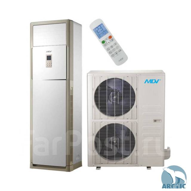 Колонная сплит-система MDV MDFM-60ARN1 до 175 кв. м, колонный, On-Off, комплект, 175 м², новый ...