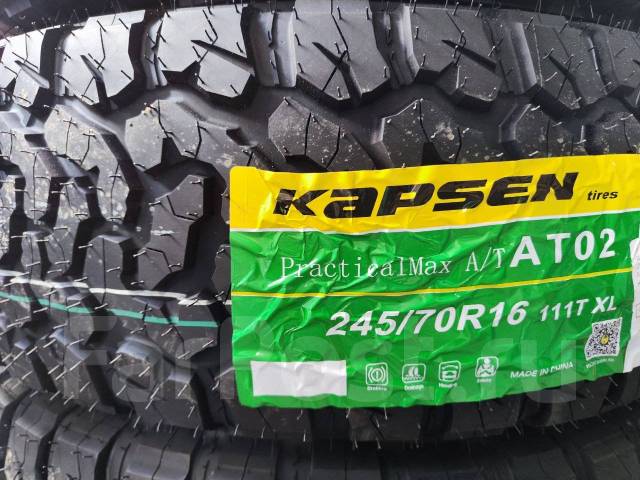 Kapsen PracticalMax A/T AT02, 245/70R16 111T XL, 16", 1 шт, 245 мм, 70 ...