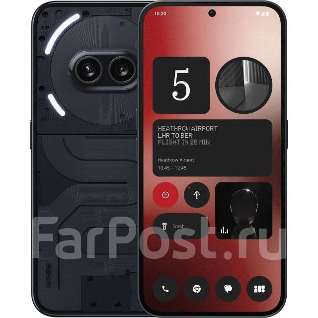 Смартфон Nothing Phone (2a) 8/128GB черный (A142), 6.70", моноблок, 4G ...