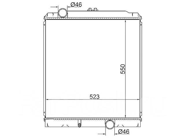 Радиатор Mitsubishi Fuso Canter FE6 93-02 MC127002 купить в Уссурийске ...