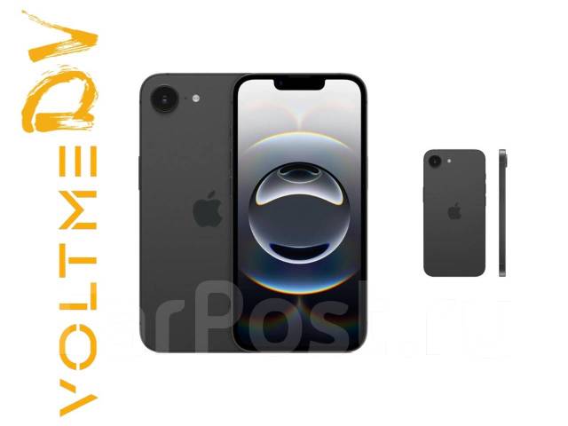 Смартфон Apple Iphone 16e Black 256 Новинка 2025 черный новый в