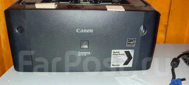 Принтер Canon LBP-3010B, б/у, в наличии. Цена: 5 000₽ во Владивостоке