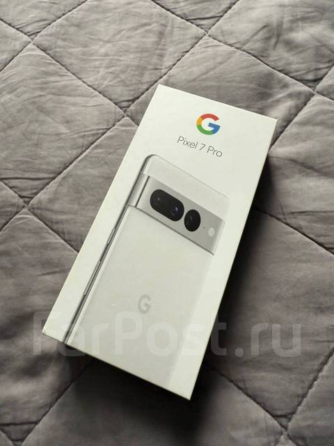 Телефон Google Pixel 7 Pro 128GB белый, 6.71", моноблок, 3G, 4G LTE, 5G, Dual-SIM, NFC, б/у, в ...