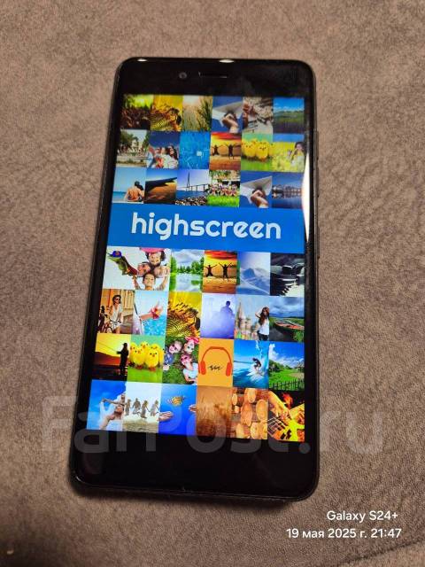 Смартфон Highscreen EASY S, 5", моноблок, черный, 3G, Dual-SIM, б/у, в наличии. Цена: 700₽ во ...