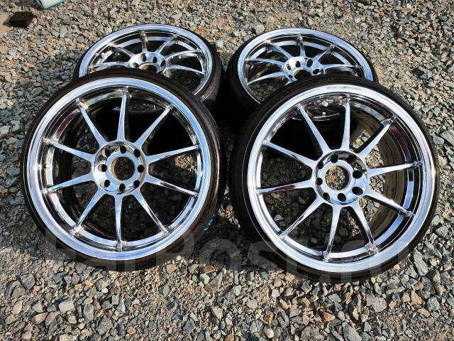 Японский хром R17, 7+38, 4x100, 4x114.3, HZ, 17", 1 шт, Ширина диска 7.0" Вылет (ET) 38 мм. Цена ...