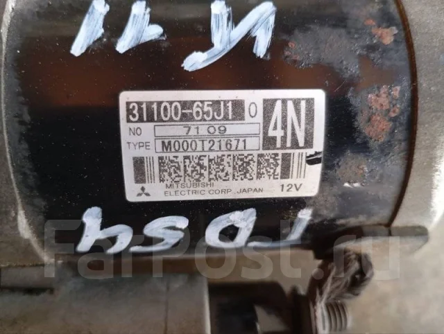 Стартер Suzuki Escudo 2006 3110065J10 TD54W J20A купить во Владивостоке ...