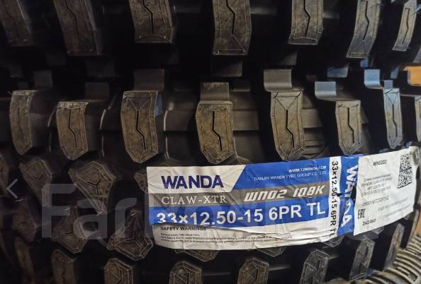 Wanda Claw XTR, LT 33x12.50-15 108K, 15", 1 шт, диагональный, 12.5", 33 ...