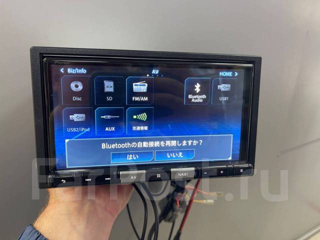 Магнитола Pioneer Carrozzeria AVIC BZ500 Bluetooth USB MP3 DVD SD AUX, 2 DIN — 178x100 мм, б/у ...