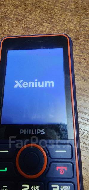 Сотовый телефон Phillips, Philips Xenium E 2301, моноблок, серый, Dual-SIM, Кнопочный, б/у, в ...