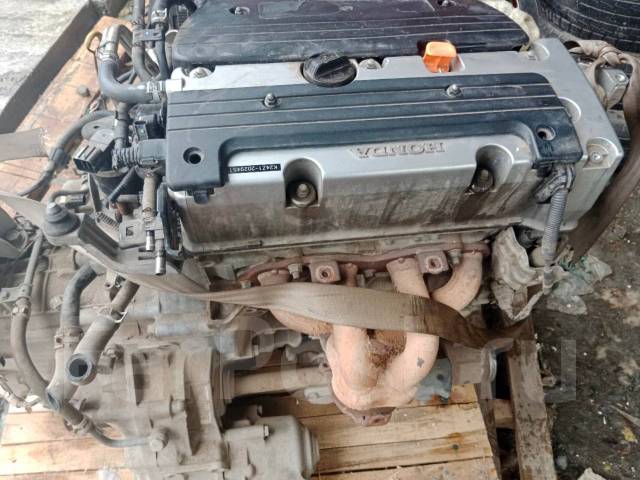 Двигатель K24Z1 Honda Cr-v 2008г RE4 левый руль купить во Владивостоке ...