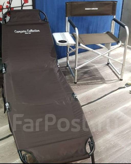Японский пляжный лежак шезлонг Campers Collection C272-4 BR, новый, в наличии. Цена: 12 900₽ во ...