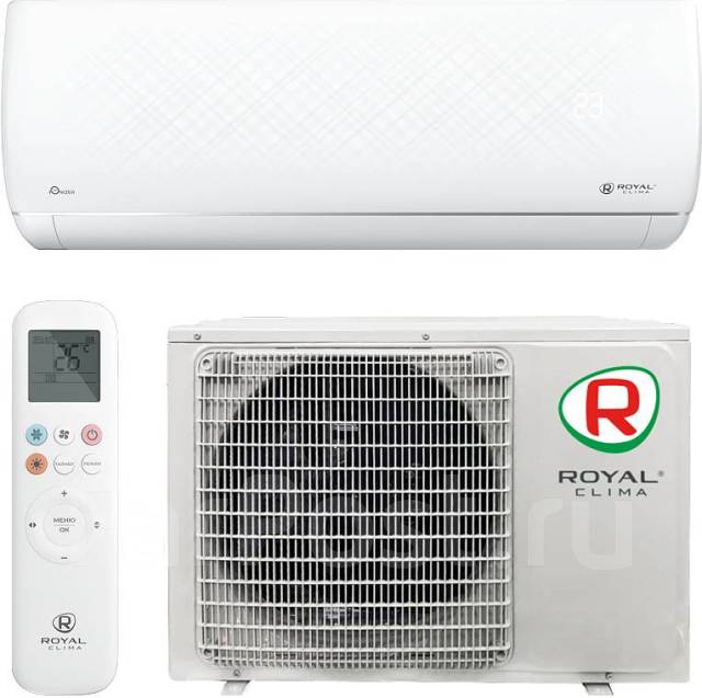 Кондиционер Royal Clima Royal Renaissance Wi-Fi на 55 м2, сплит-система, On-Off, комплект, 55 м² ...