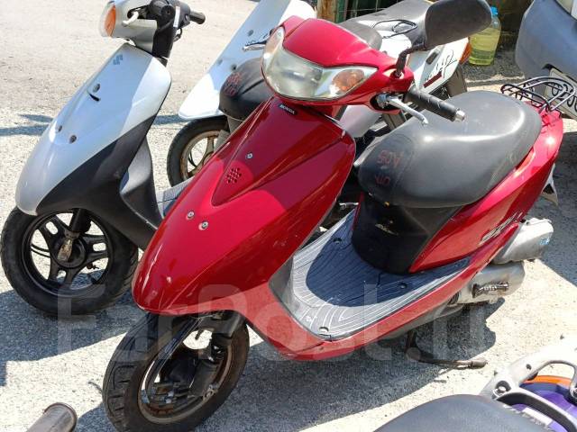 Honda Dio AF68, 2018, 50 куб. см. 2х тактный, без пробега, исправен, скутер, бензин, в наличии ...