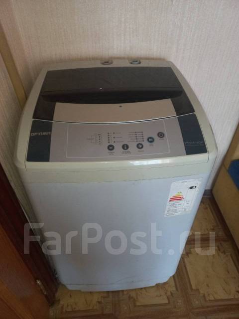 Стиральная машина optima wma-60p, вертикальная загрузка, 6,0 кг, б/у, в ...