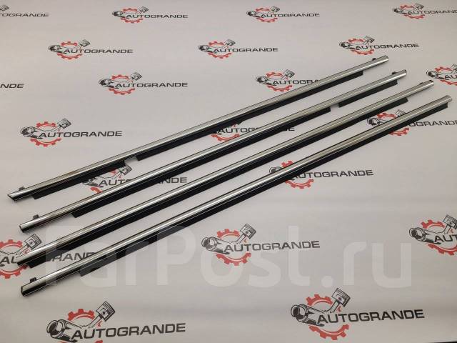 Молдинги стекла двери Prado 150 / Lexus GX460 (комплект, хром) купить ...