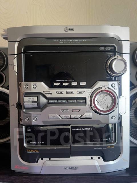 Музыкальный центр LG LM-M340, б/у, в наличии. Цена: 2 500₽ во Владивостоке