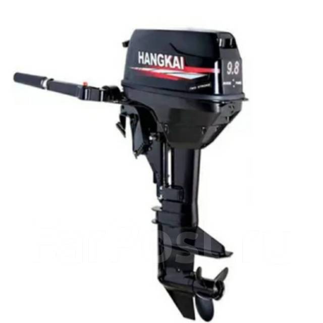 Лодочный мотор Hangkai T9.8 л. с. двухтактный, S (381 мм), бензиновый, 2-тактный, румпельное ...