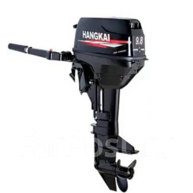 Лодочный мотор Hangkai T 9 8 л. с двухтактный, 9,80 л.с. S (381 мм), бензиновый, 2-тактный ...