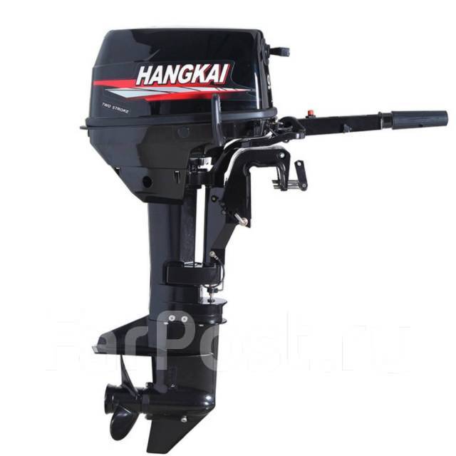 Лодочный мотор Hangkai T 9 8 л. с двухтактный, 9,80 л.с. S (381 мм), бензиновый, 2-тактный ...