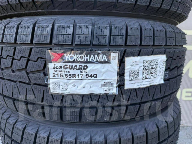 Yokohama Ice Guard IG70, 215/55 R17 94Q, 17", 1 шт, 215 мм, 55 % ...
