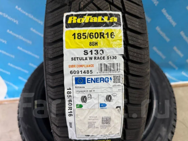 Rotalla Setula W Race S130, 185/60r16, 16", 1 шт, 185 мм, 60 % ...