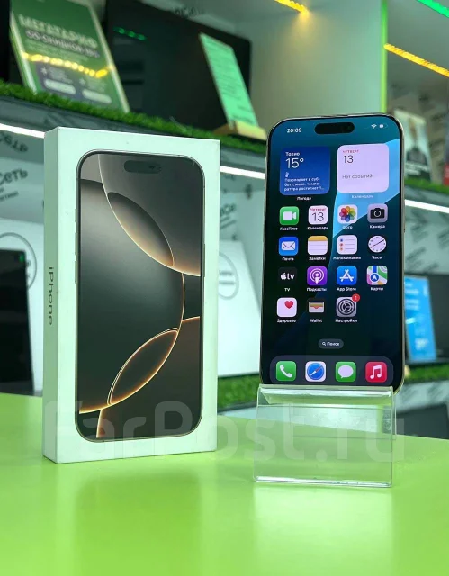 Apple iPhone 16 Pro Max 256Gb Desert - АКБ 100%, Sim+eSim (J). РФСеть ...