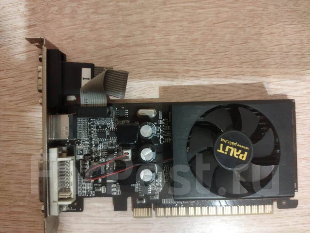 Видеокарта Palit GeForce GT 520 1Gb (Рабочая), б/у, в наличии. Цена: 1 ...