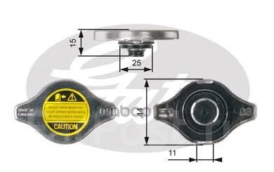 Крышка горловины радиатора Toyota/Nissan/Honda Gates арт. RC127 купить ...