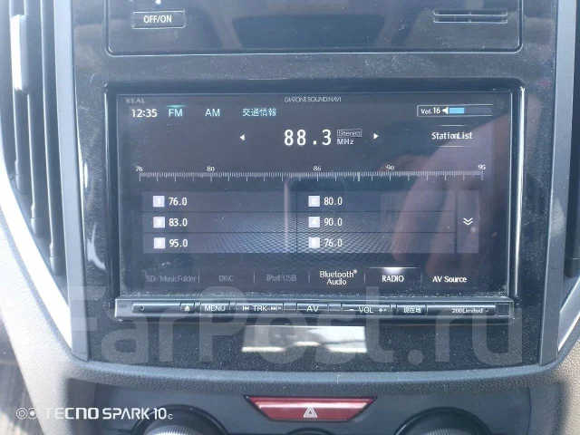 Магнитофон Diatone NR-MZ200-FJ Subaru Impreza 2017 год, другой, б/у, в ...