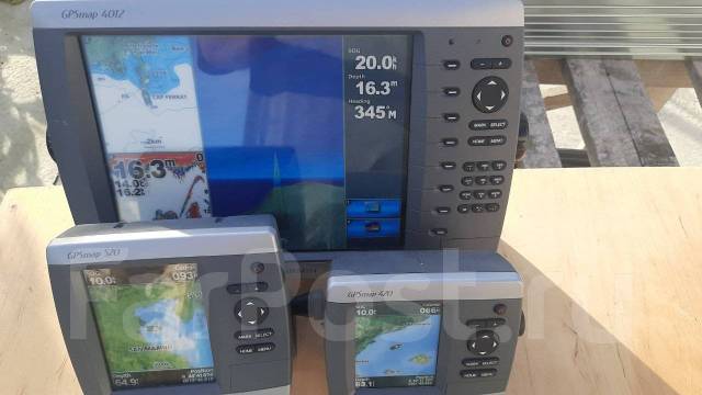 GPS навигатор стационарный (картплоттер) Garmin Gpsmap 4012, новый, в ...