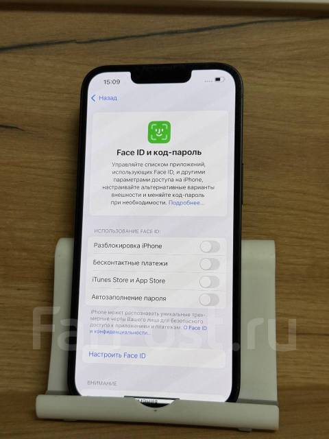 IPhone 16 e, 128 гб, 6.10", моноблок, черный, 3G, 4G LTE, NFC, б/у, в ...