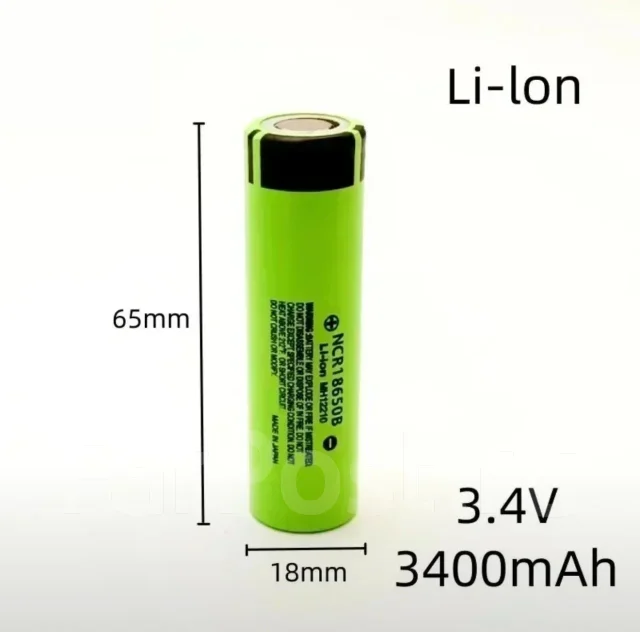 Аккумулятор 18650, новый, в наличии. Цена: 300₽ во Владивостоке